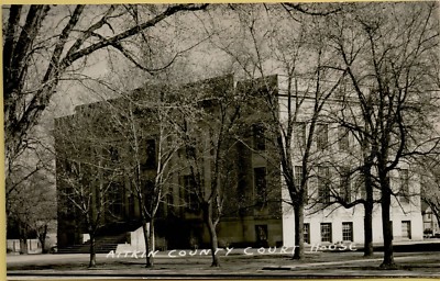 Exterior View Aitkin County Court House MN RPPC Real Photo Postcard C36 ...
