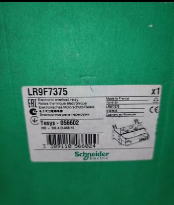 New SCHNEIDER LR9F7375 Thermal Overload Relay (1Pcs) | eBay