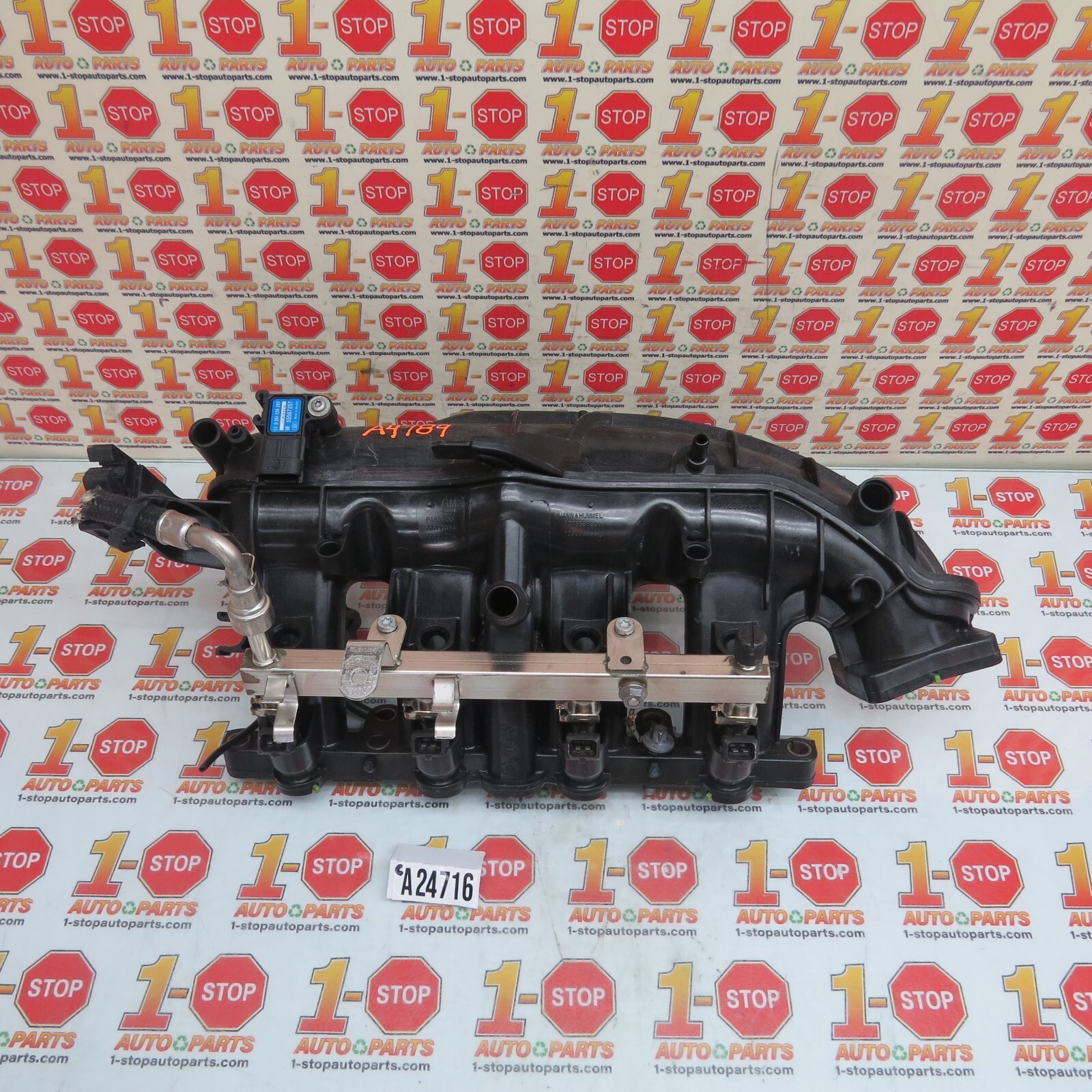 2012-2015 CHEVROLET CRUZE 1.4L ENGINE INTAKE MANIFOLD W/ FUEL RAIL ...