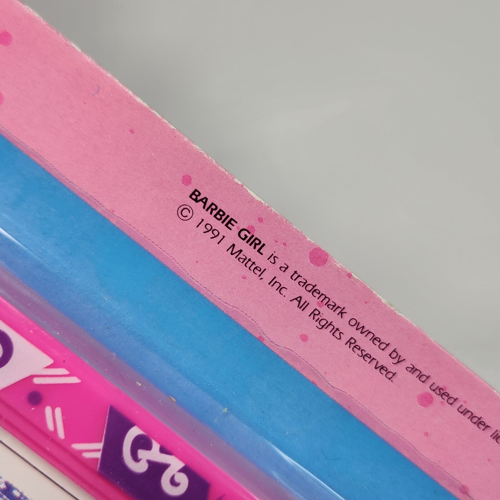 VINTAGE 1991 BARBIE GIRL COLLECTOR CARD HOLDER TRADING CARDS MATTEL NEW ...