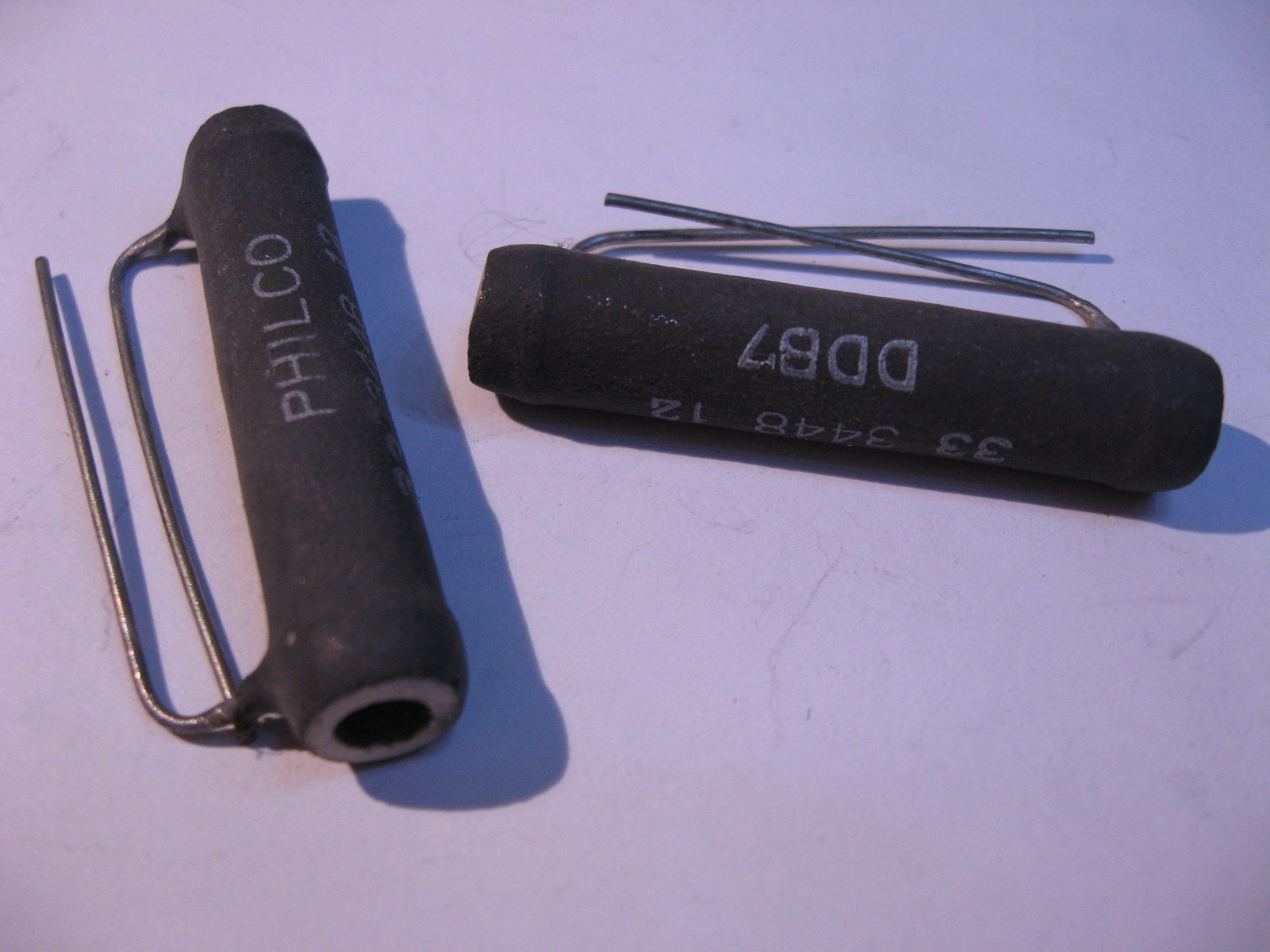 Philco 33-3448-12 Wirewound 5100 Ohm Resistor High Power 7W 5.1K 5K1 ...