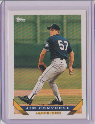 1993 Topps Traded Rookie Card #40T Jim Converse Seattle Mariners | eBay