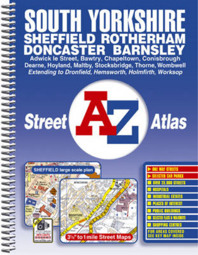 South Yorkshire Street Atlas (A-Z Street Atlas), Geographers A-Z Map ...