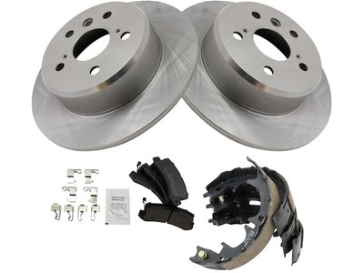 Rear Brake Pad Rotor and Parking Brake Kit For Lexus ES300 RX300 Camry ...