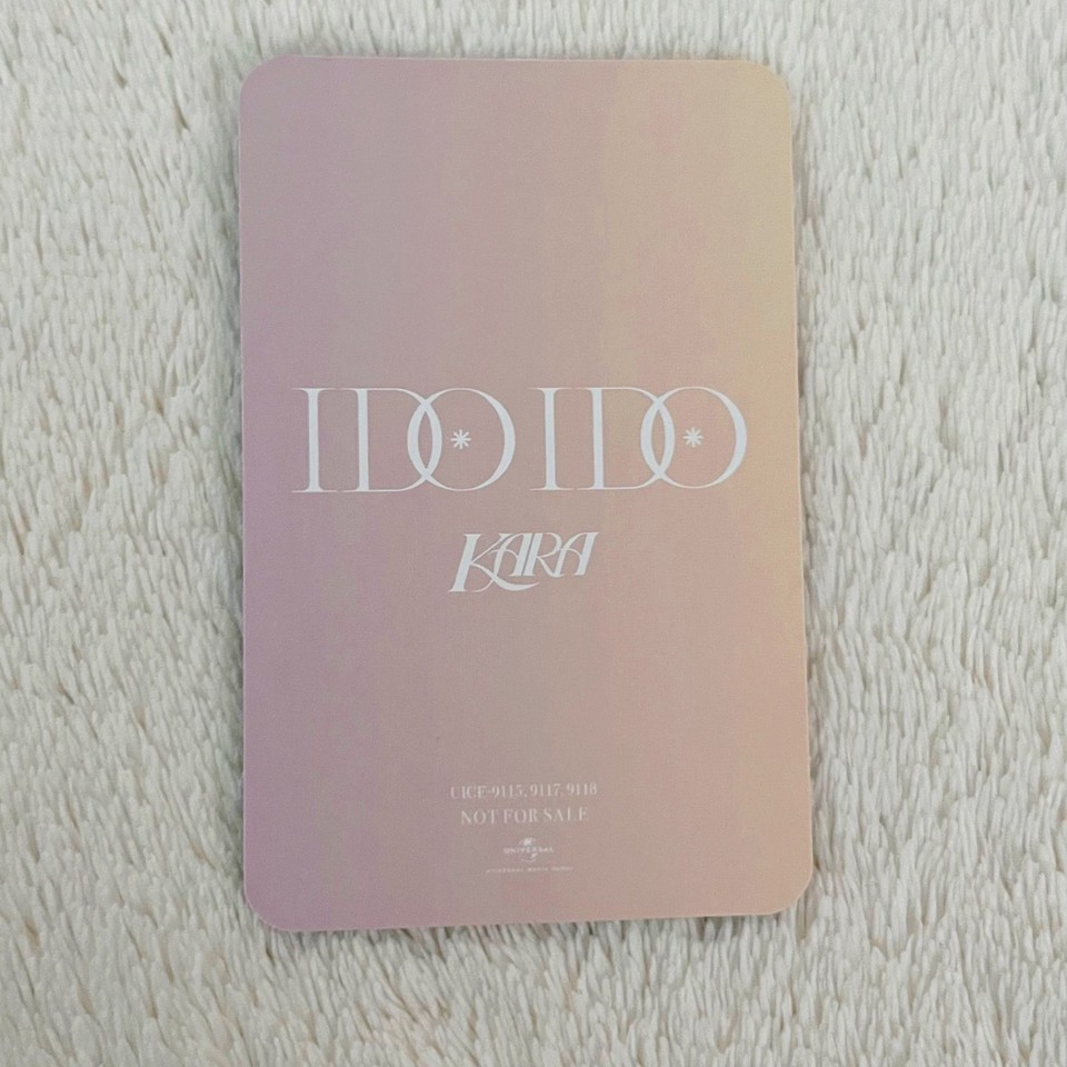 KARA Kang Jiyoung JY I Do I Do Japanese JY Photocard Kpop | eBay