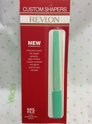 Revlon Custom Shapers Nail File For Hard/Acrylic Nails Precision ...