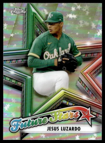2021 Topps Chrome Future Stars Jesus Luzardo G27 Oakland Athletics #FS ...