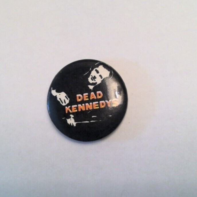 Authentic Vintage DEAD KENNEDYS Pin Pinback Punk Rock Badge 1" | eBay