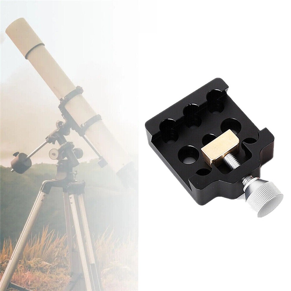 1PC Medium Dovetail Clamp with Brass Screw 75 Degree Base Black For ...