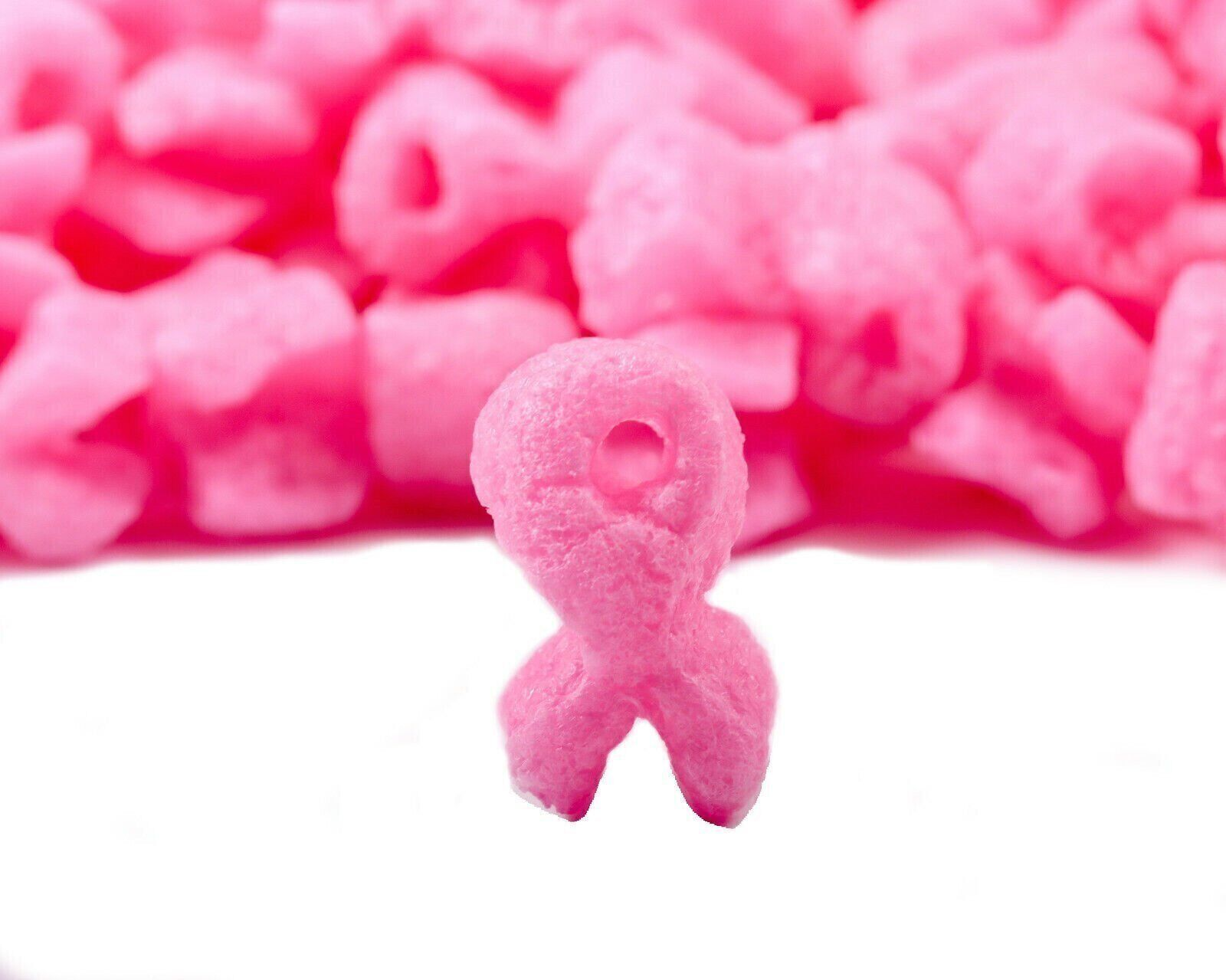 Minipak Packing Peanuts Pink Ribbons 1.5 Cu Ft Compostable ...