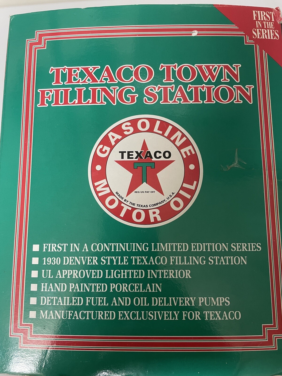 TEXACO LIGHT UP TOWN FILLING STATION FIRST IN SERIES VINTAGE 1994 NEW IN BOX | eBay UK