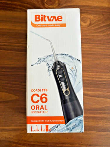 Bitvae C6 Water Dental Flosser Teeth Cordless Portable Oral Irrigator ...