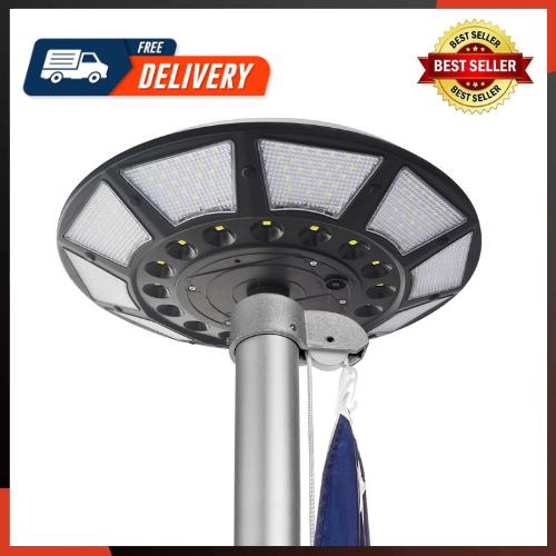 Solar Flagpole Light Star Light Flag Center | Solar Flagpole Light