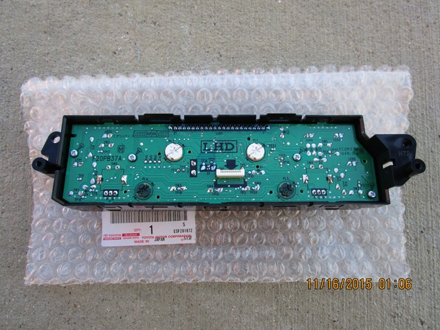 98 - 02 TOYOTA 4runner Limited A/c Heater Climate Control Display Face ...