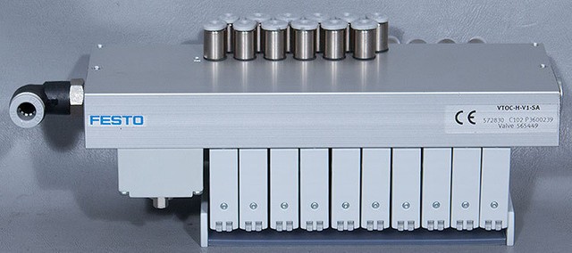 Festo VTOC-H-V1-SA Valve Terminal Manifold Block Novellus PN 61-384620 ...