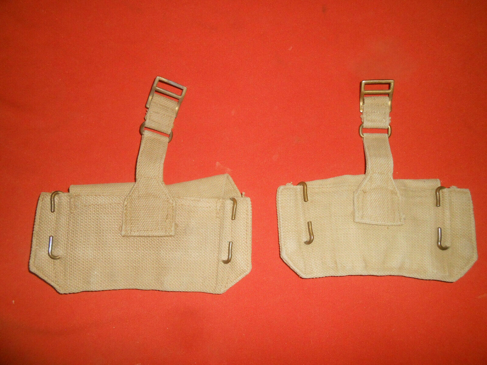 BRITISH ARMY : 1952 X 2 Cartridge Pockets MILITARIA ''never used'' | eBay