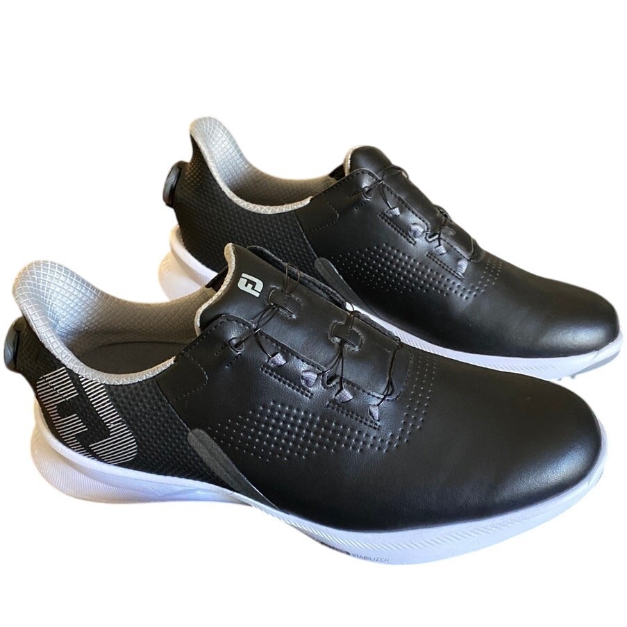 FootJoy FJ Stratolite BOA Spikeless Golf Shoes 10M Black 55449 New Open ...