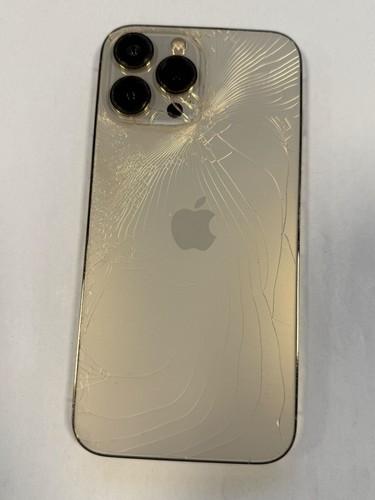 USED Grade C iPhone 13 Pro Max | 128GB | Gold | Camera Faulty I Cracked ...
