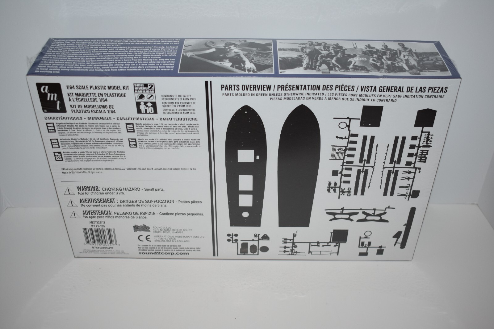 AMT PT-109 John F Kennedy Patrol Boat 1:64 Scale Plastic Model Kit | eBay