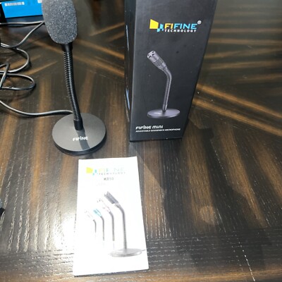 Fifine Mini USB Plug & Play Microphone for Computer Laptop for YouTube ...