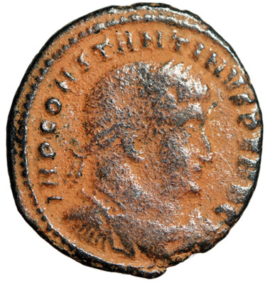 CONSTANTINE I THE GREAT Roman Coin w COA Portrait & Sol CERTIFIED ...