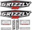 Yamaha Grizzly OEM ATV Tank Decal Graphic Sticker Kit 350 450 550 660 ...