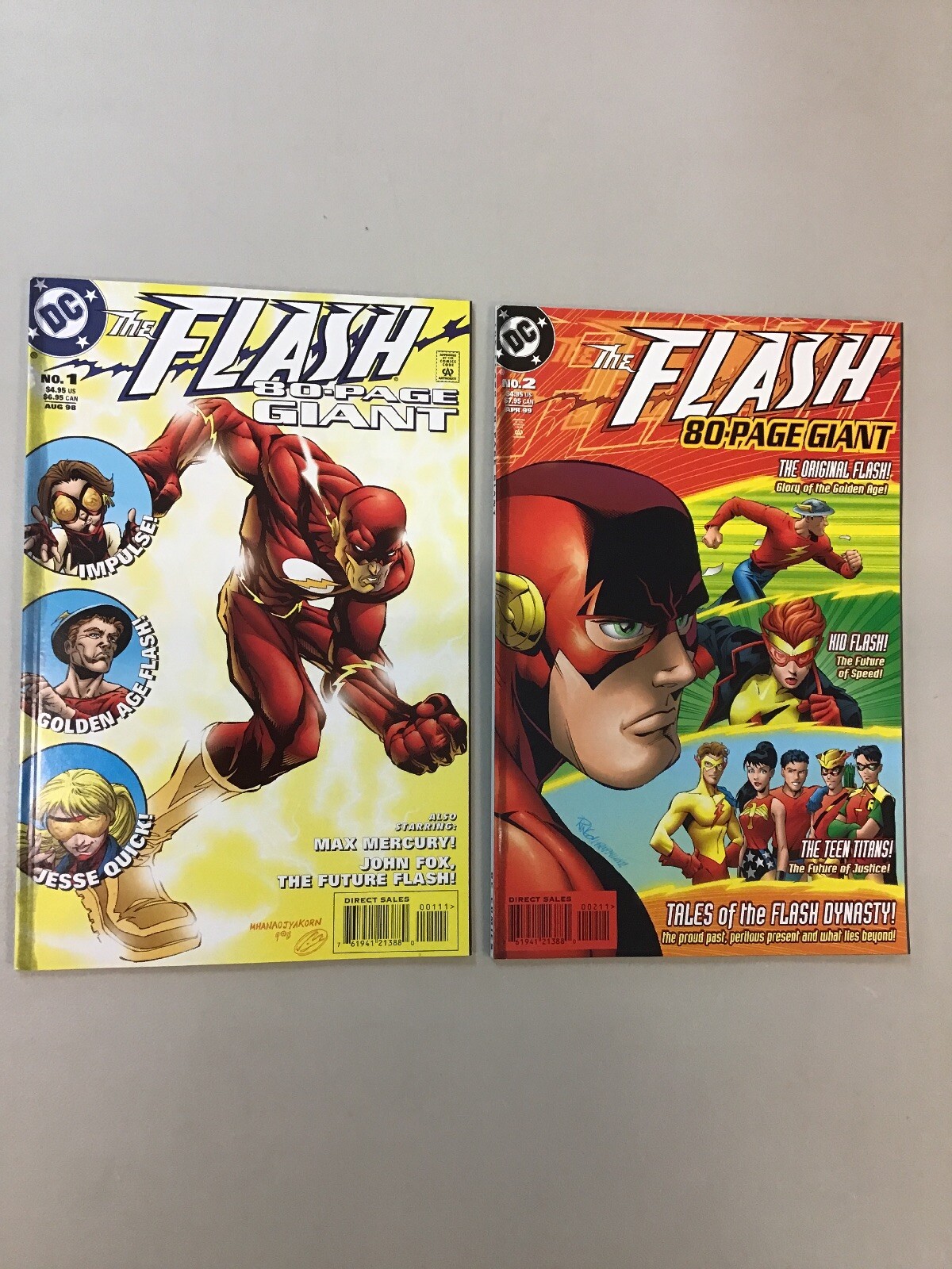 The Flash 80 Page Giant 1 2 DC comics 1998 Read Description (FP01) | eBay
