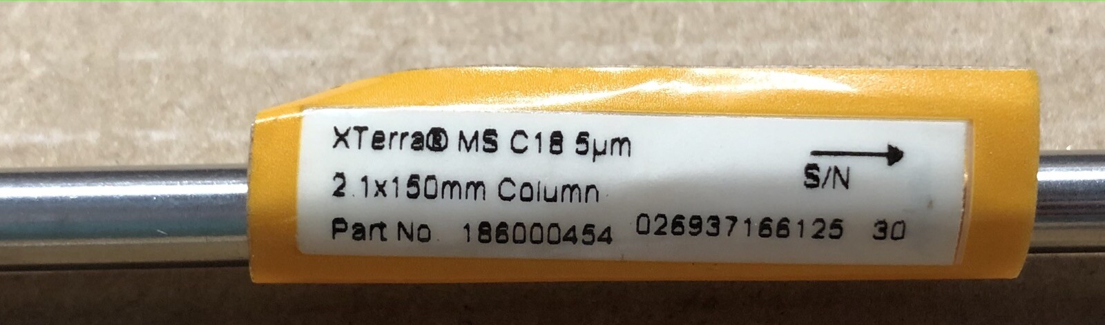 Waters XTerra MS C18 HPLC Column, 125Å, 5 µm, 2.1 mm X 150 mm 186000454 ...
