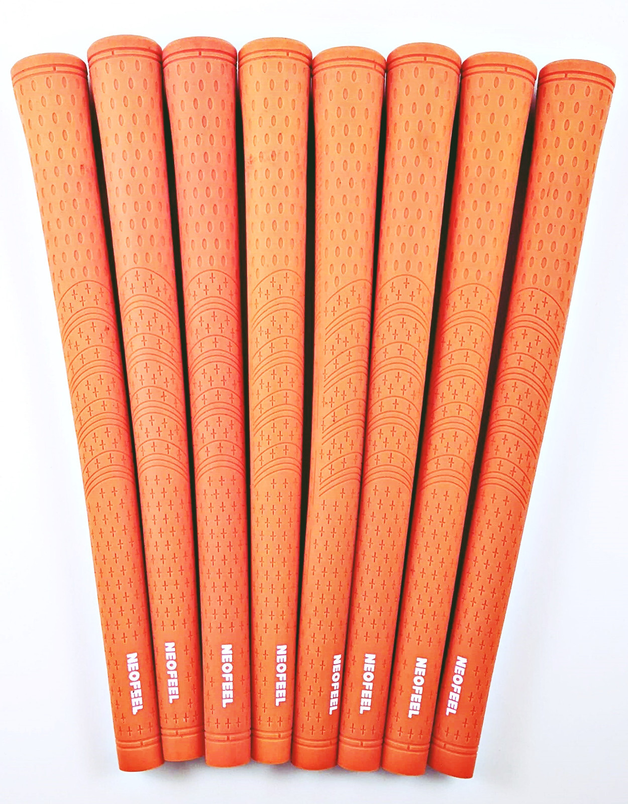 Set of 8 pcs Neo Soft Feel Golf Grip, core size .600", 51 g-Orange | eBay