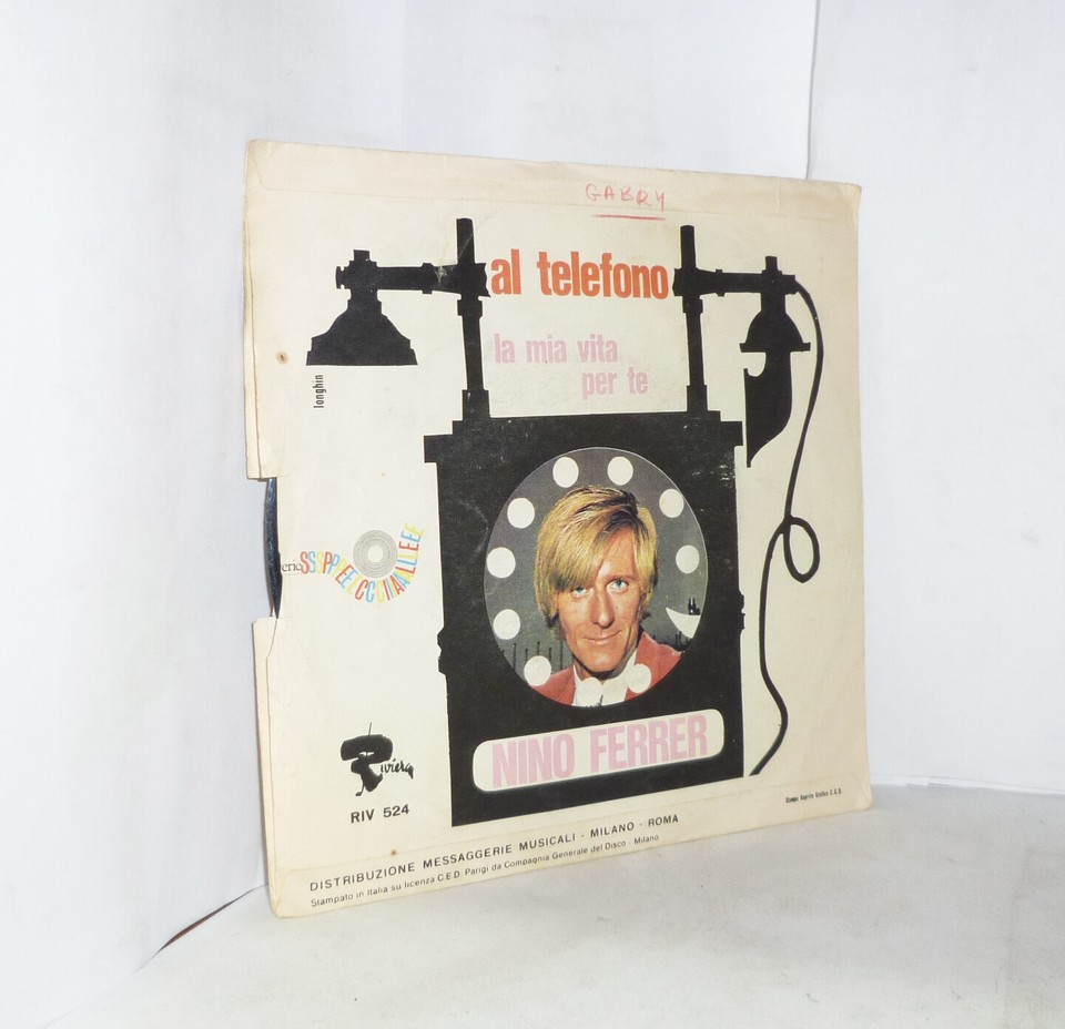 Nino Ferrer - On The Phone / My Life For You - Vinyl 7" 45 RPM ...