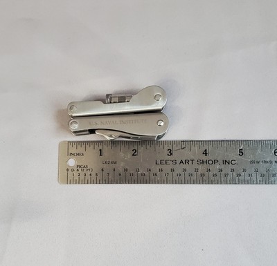 Navy Multi Tool Pocket Knife 6 Function Flashlight & Case U.S. Naval ...