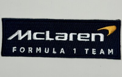 F1 MCLAREN LOGO PATCH FORMULA ONE F1 RACING Iron on PATCH 3.5” | eBay