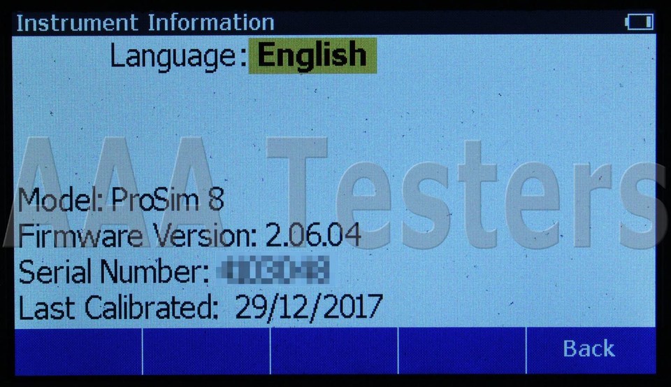 Fluke Biomedical ProSim 8 Vital Signs & ECG Patient Simulator 3979409 ...
