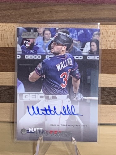 🔥📈 2023 Topps Stadium Club MATT WALLNER On Card Auto Rookie Twins ⚾️🔥 ...