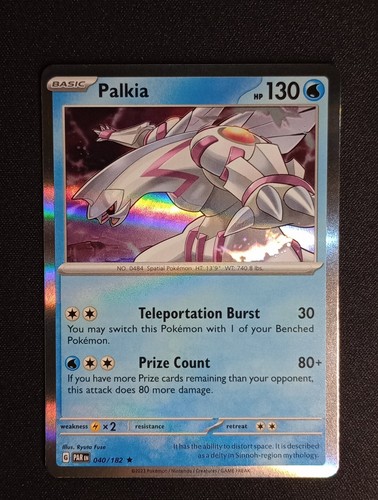 Palkia 040/182 Holo Rare - Paradox Rift - Pokemon TCG Card - NM/MINT | eBay