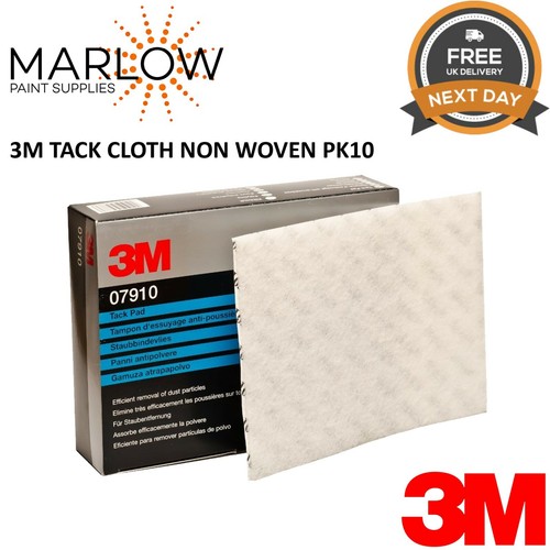 3M 07910 NON WOVEN TACK CLOTHS PACK OF 10 - 175MM X 235MM | eBay UK