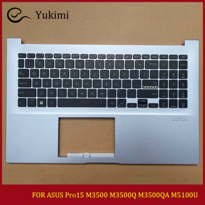 FOR ASUS Pro15 M3500 M3500Q M3500QA M5100U Silver C Shell Palmrest ...