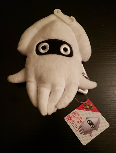 Super Mario Bros Blooper Plush All Star 6.5", Nintendo, New, Toy. B9 | eBay