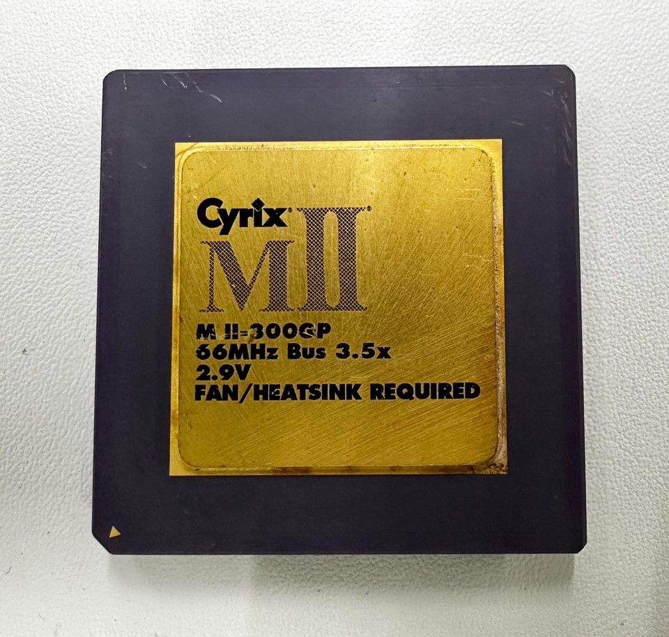 Cyrix MII (M II-300GP) 66MHz Bus 3.5X 233MHz Processor (CPU) - Vintage ...