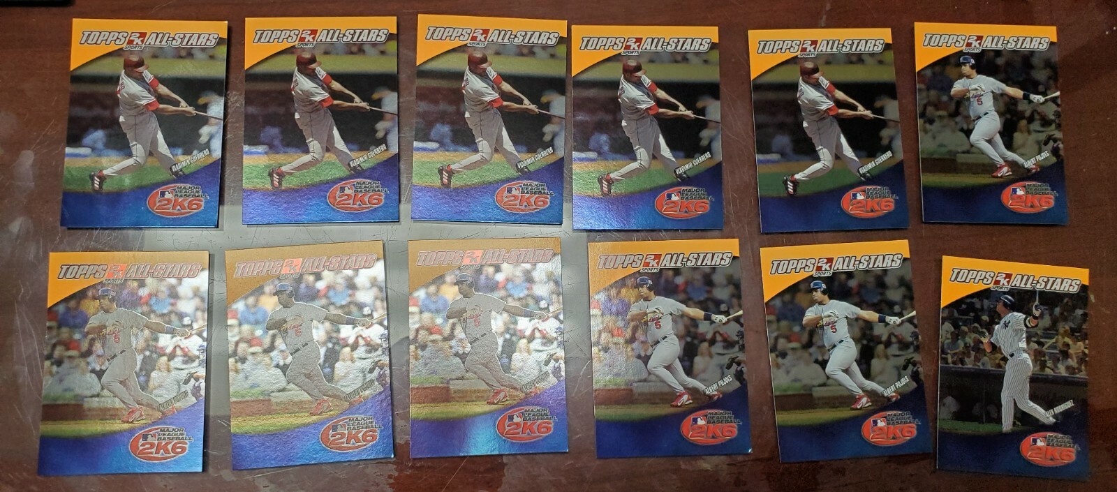25x 2006 TOPPS 2K6 TOPPS ALL STARS Lot of x25 See pictures albert alex ...