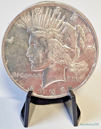 Silver Coin: 1923 American Peace $1 Dollar - Fine Silver 0,9 | eBay UK