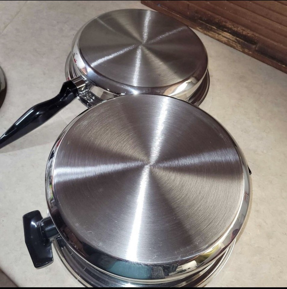 Carico Waterless Stainless Pots Pan Skillet Cookware New | eBay