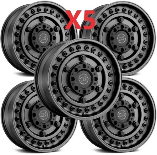 BLACK RHINO ARMORY WHEELS RIMS FIT JEEP WRANGLER GLADIATOR 17X9.5 SET ...