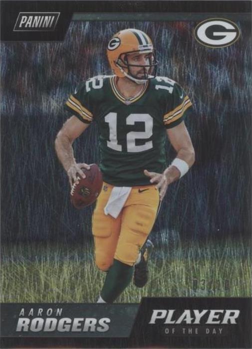2018 Panini Player of the Day - Aaron Rodgers #13 Rapture /10 for sale ...