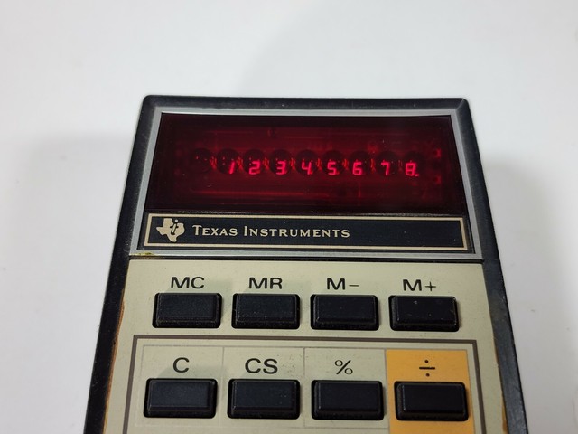 Vintage Texas Instruments Ti-1250 Calculator Good Complete for sale ...