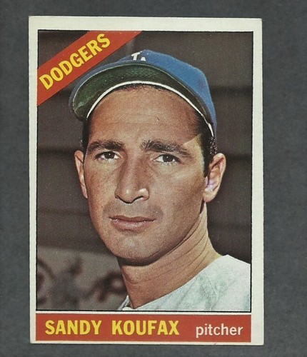 SANDY KOUFAX 1966 TOPPS #100 EX DODGERS | eBay