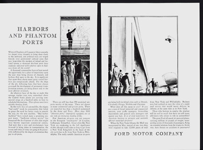 1928 FORD MOTOR COMPANY AIR MAIL TRI-MOTORED PLANE VTG MAG PRINT AD ...