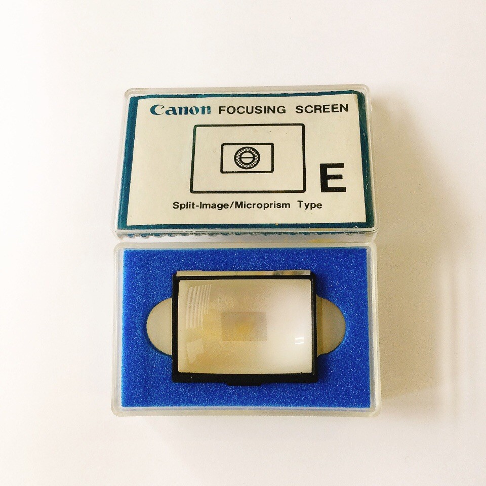 Canon Focusing Screen Spirit-image/Microprism Type E For F1 F-1 in ...