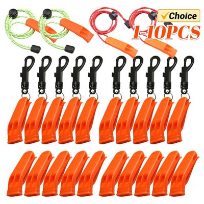 1/5/10pcs Safety Whistles Multifunction Outdoor Emergency Whistle ...