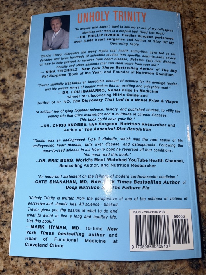 Unholy Trinity Daniel Trevor pb Carbs, Sugar & Oils Make Us Fat, Sick ...